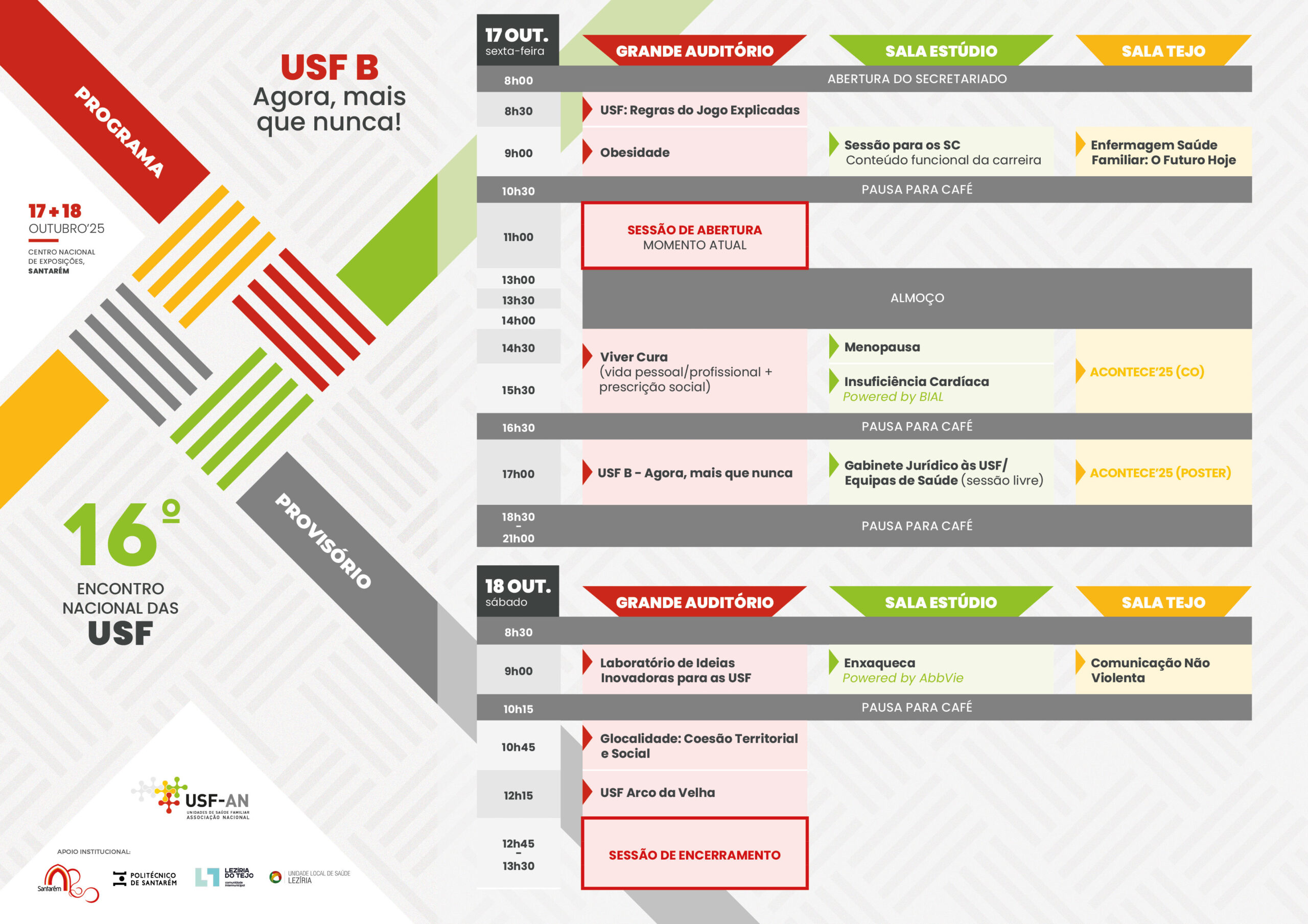 16º Encontro Nacional das USF - USF-AN